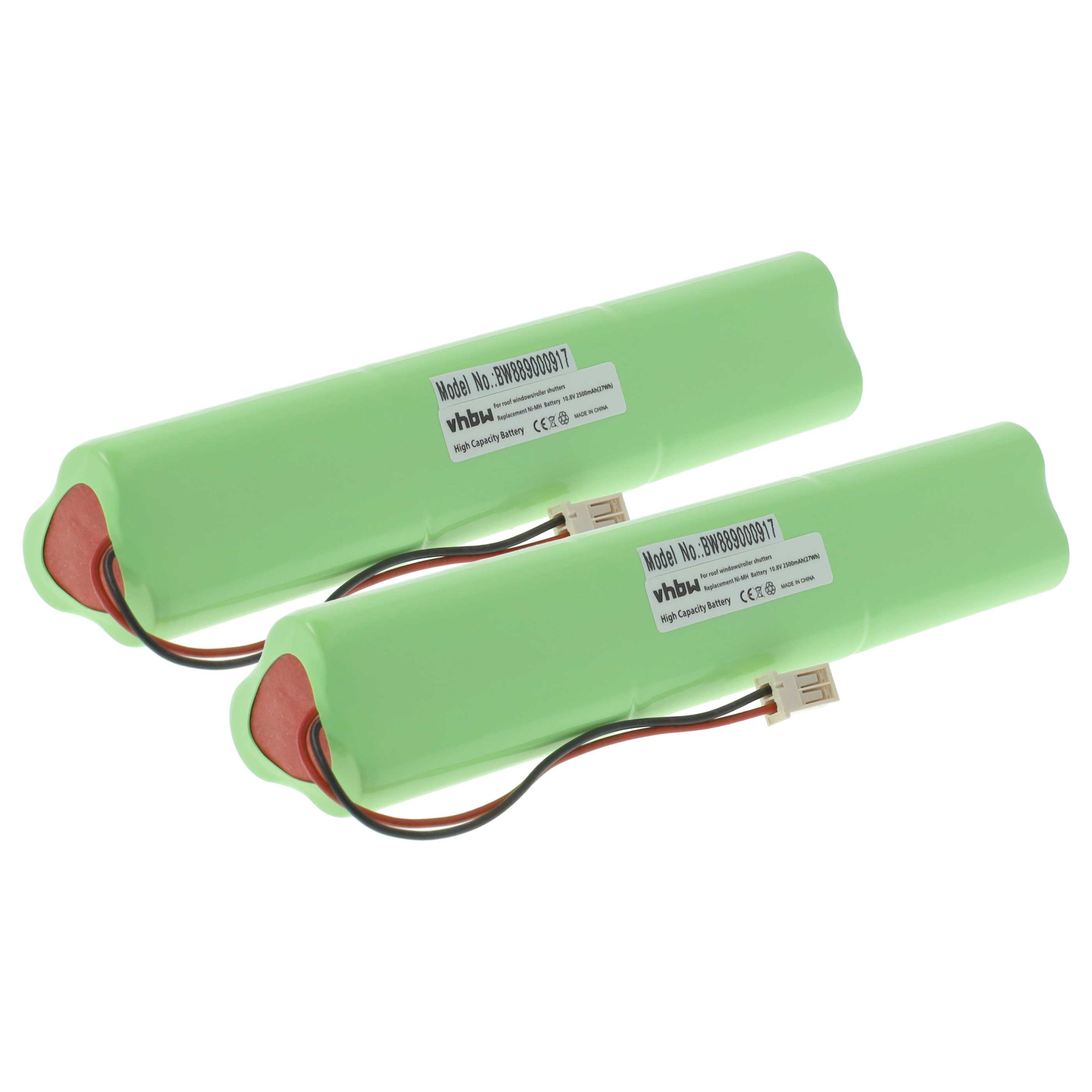 Batterie (2 pcs.) remplace Velux 946930, 946933 store volet de fenêtre ...